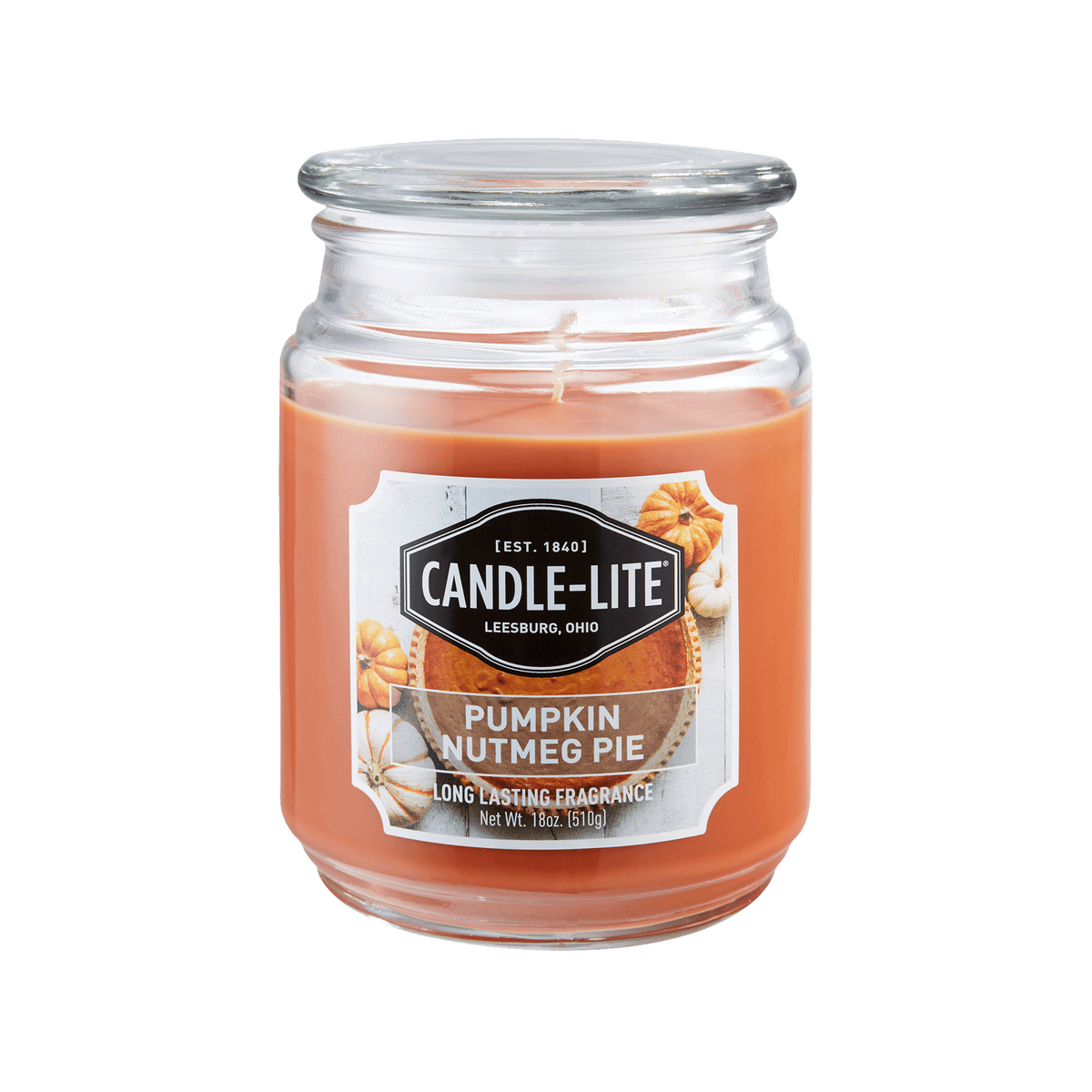 Pumpkin Nutmeg Pie 18oz Jar Candle – Candle-lite Company