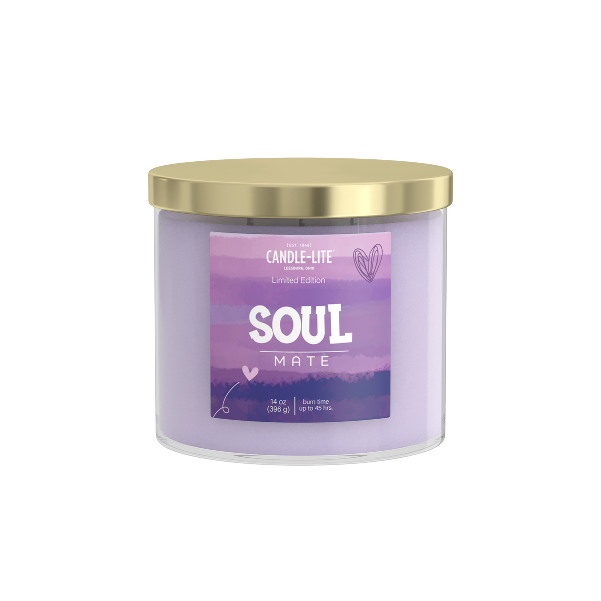 Soul Mate 3-wick 14oz Jar Candle – Candle-lite Company
