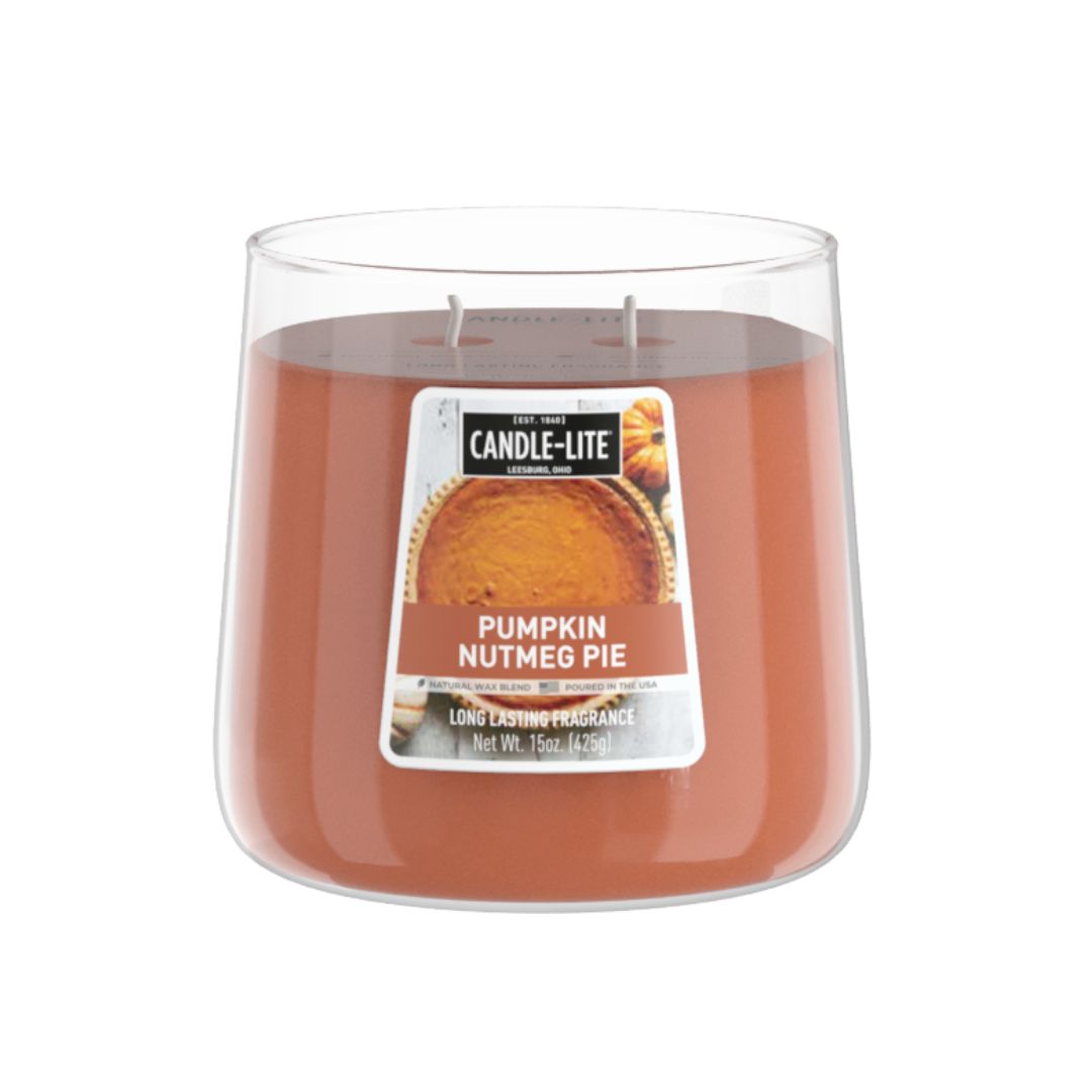 Pumpkin Nutmeg Pie 15oz 2-wick Jar Candle – Candle-lite Company