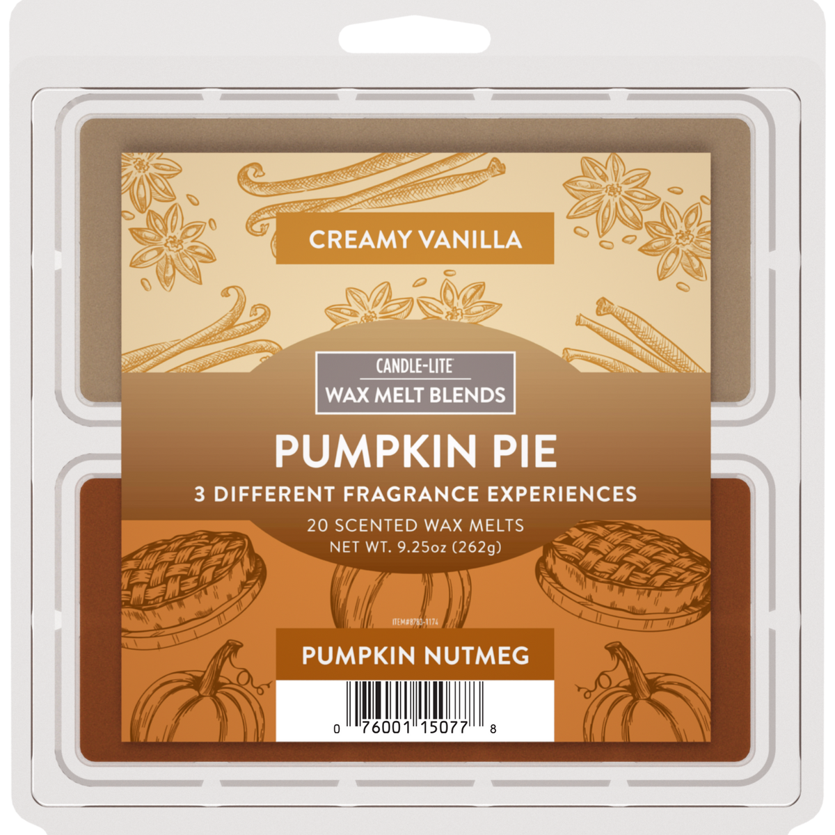 Pumpkin Pie 9.25oz Wax Melt Blend Pack – Candle-lite Company