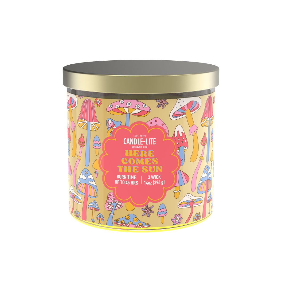 Here Comes The Sun 3-wick 14oz Jar Candle – Candle-lite Company